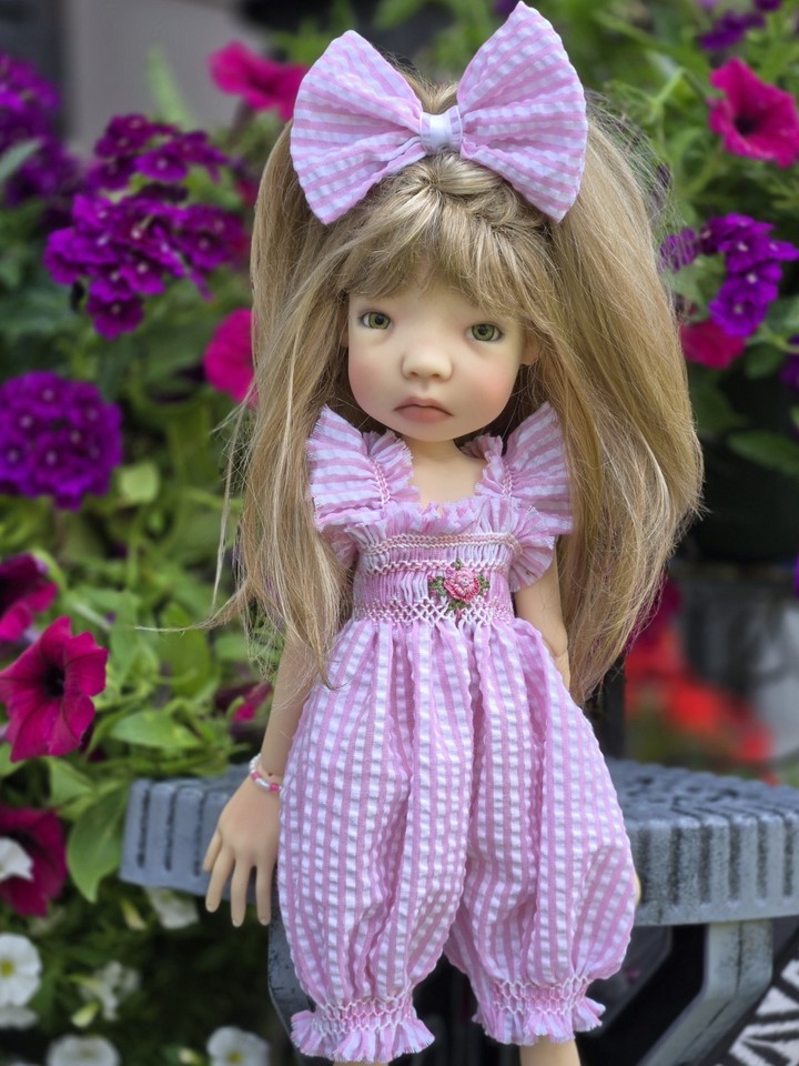 SMOCKED ROMPER SET MADE FOR RUBY RED FASHION FRIENDS,CONNIE LOWE 15-16" DOLLS | eBay