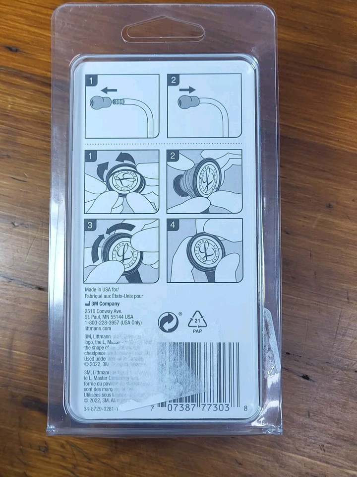 Littmann 40018 Master Cardiology Spare Parts Kit Gray Genuine 3M | eBay