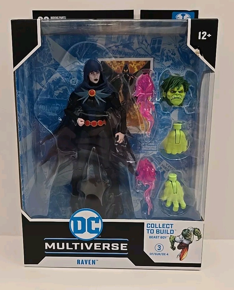 Raven 7" Titans DC Multiverse McFarlane BAF Beast Boy
