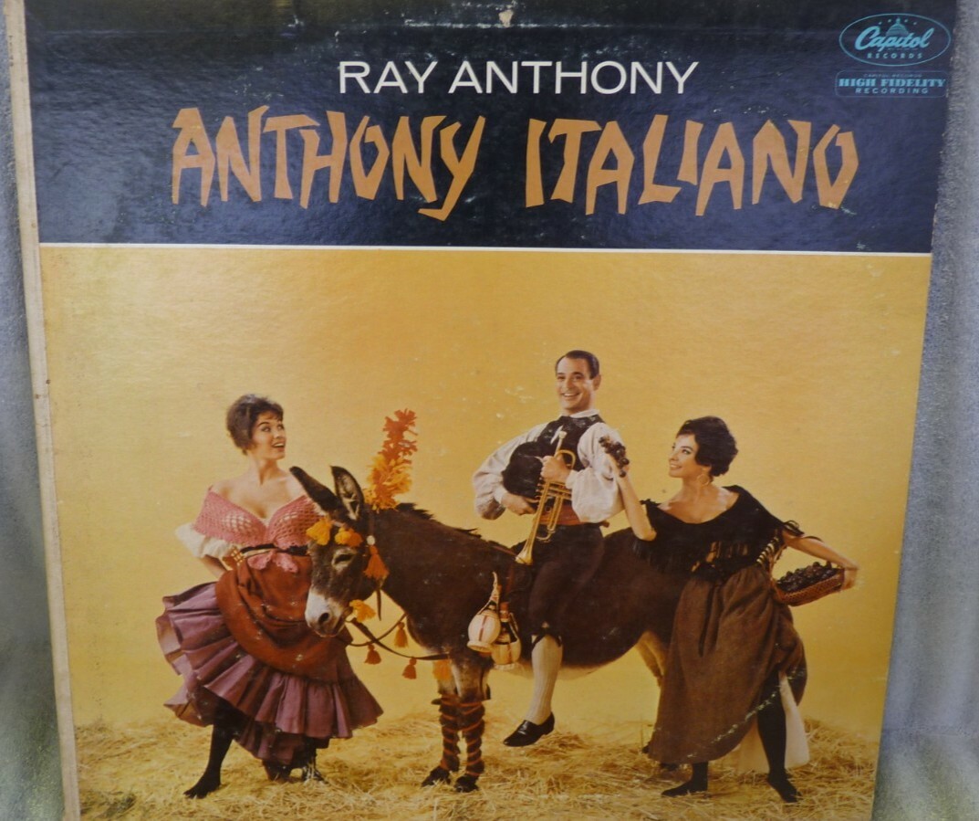 Ray Anthony Italiano fun cover - VINYL record 33 rpm LP !! | eBay