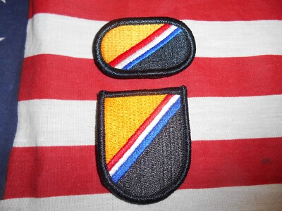 US ARMY ELEMENT SPECIAL OPERATIONS COMMAND AIRBORNE BERET FLASH & PARA ...