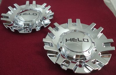 Helo Wheels Chrome Custom Wheel Center Caps Set of 2 # 494L158 / S1105 ...