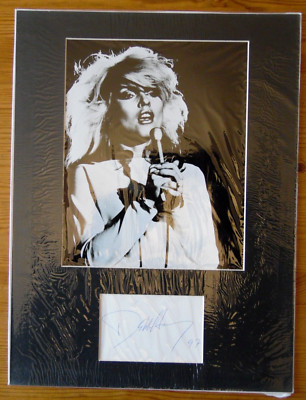 'BONDIE' Debbie Harry Autographed Display Hand-Signed By Debbie Harry ...