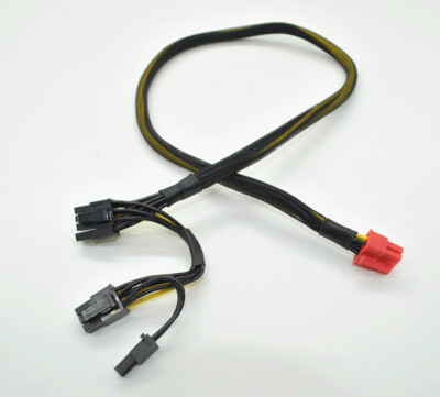 18AWG PCI-E Graphics Card Modular Power Cable 8pin to Dual 8pin for ...