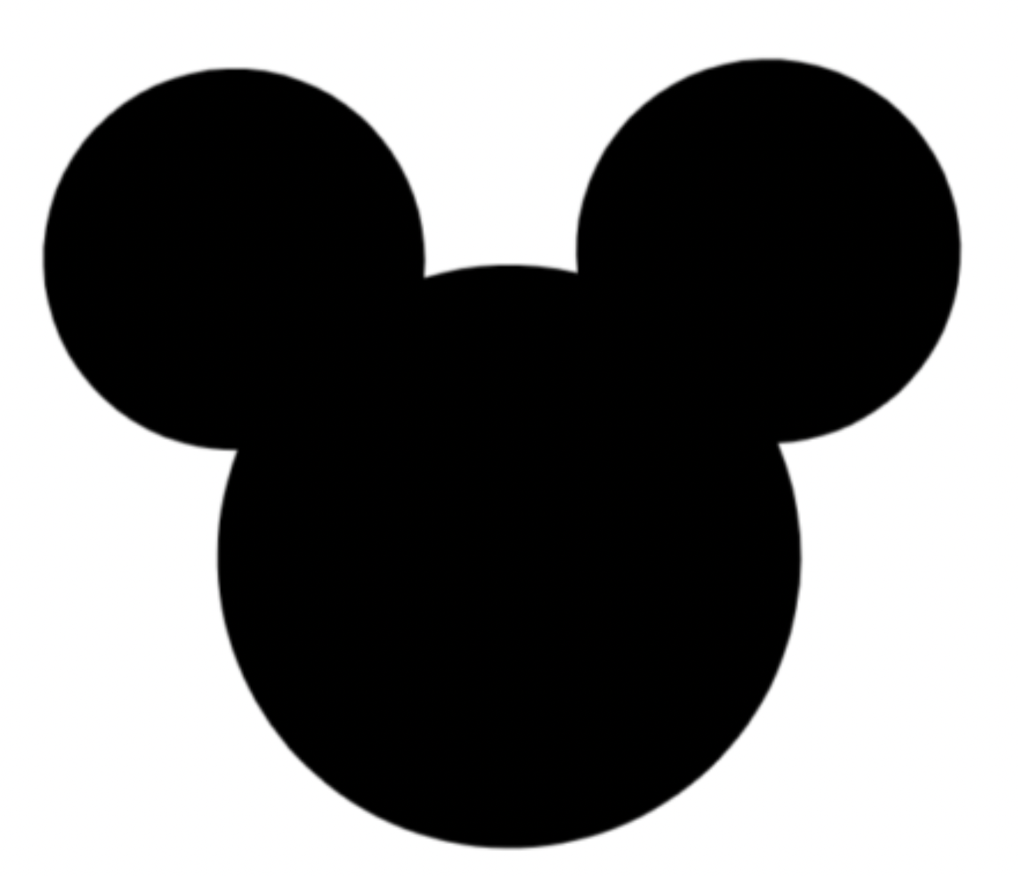 Mickey Mouse Disney Die-cut Vinyl Decal Sticker Logo Ears Shape truck ...