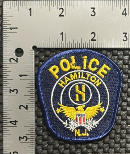 HAMILTON NEW JERSEY POLICE PATCH NJ SMALL SIZED | eBay