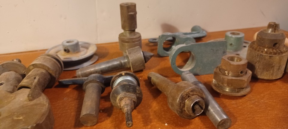 18 Vintage Shopsmith Lathe Discs Pulley Arbors Parts and Accessories ...