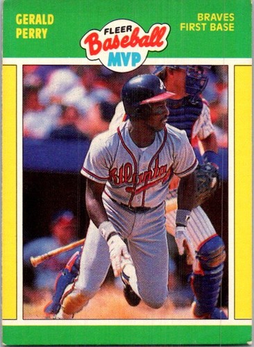 1989 Fleer Baseball MVPs #31 Gerald Perry | eBay