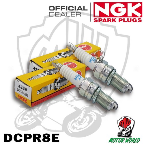Kit 2 Spark Plug Candles NGK DCPR8E Laverda Monster S2R 1000 2006 2007 ...