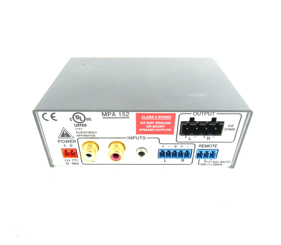Extron MPA 152 Mini Power Amplifier w/ Power Supply | eBay