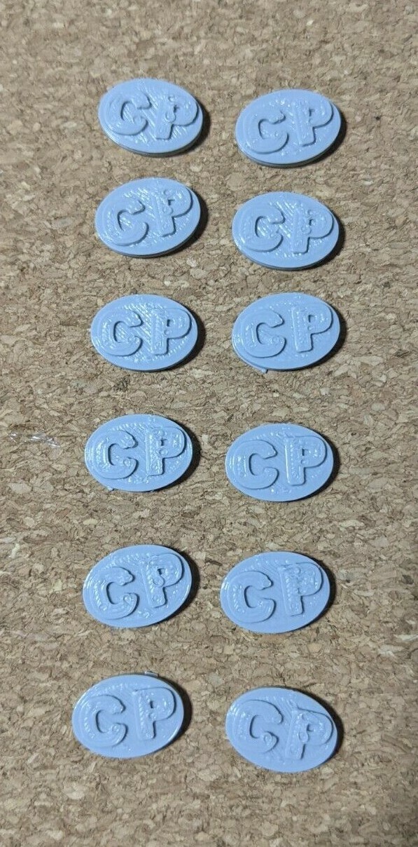 Command Point Tokens x12 Warhammer 40k Tokens Bitz CP Tabletop 3D ...