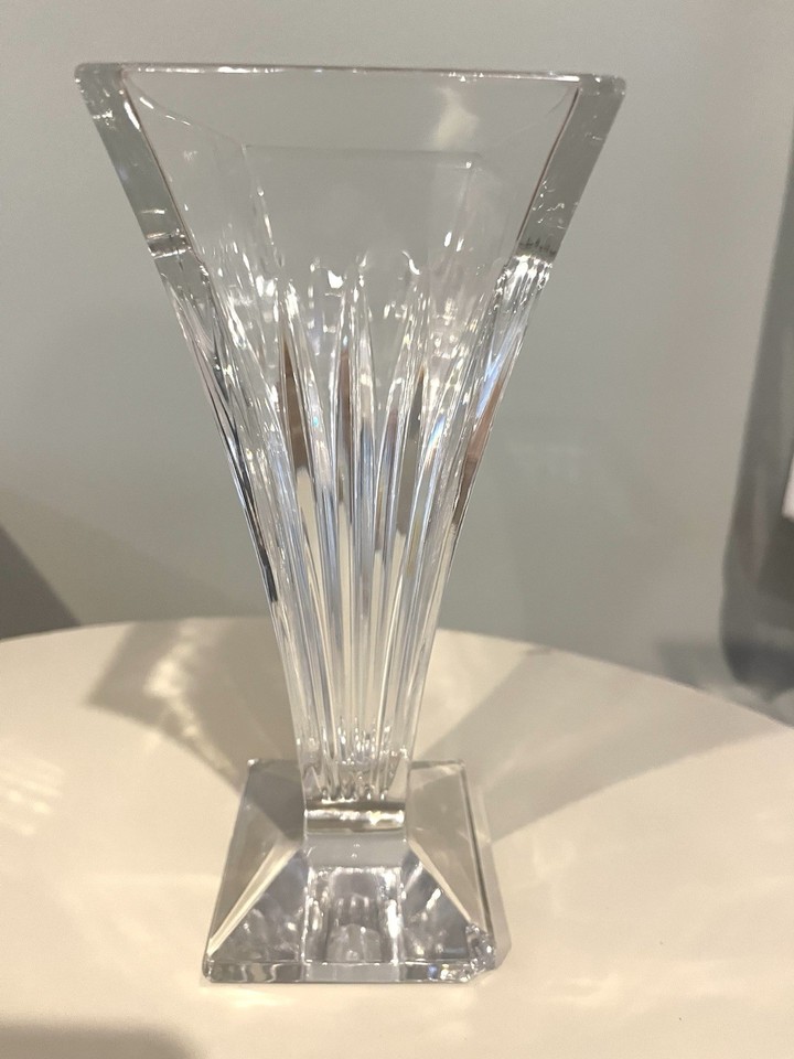 Waterford Irish Cut Crystal Vase "Clarion" 10" Preown | eBay