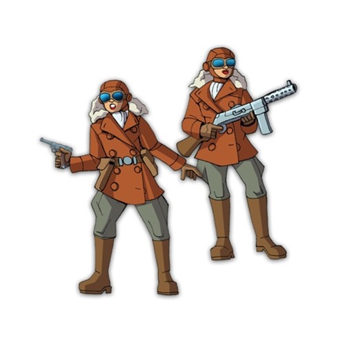 Pulp Alley Miniatures Pulp Ally Mini 28mm Raven Squadron #2 Pack New | eBay