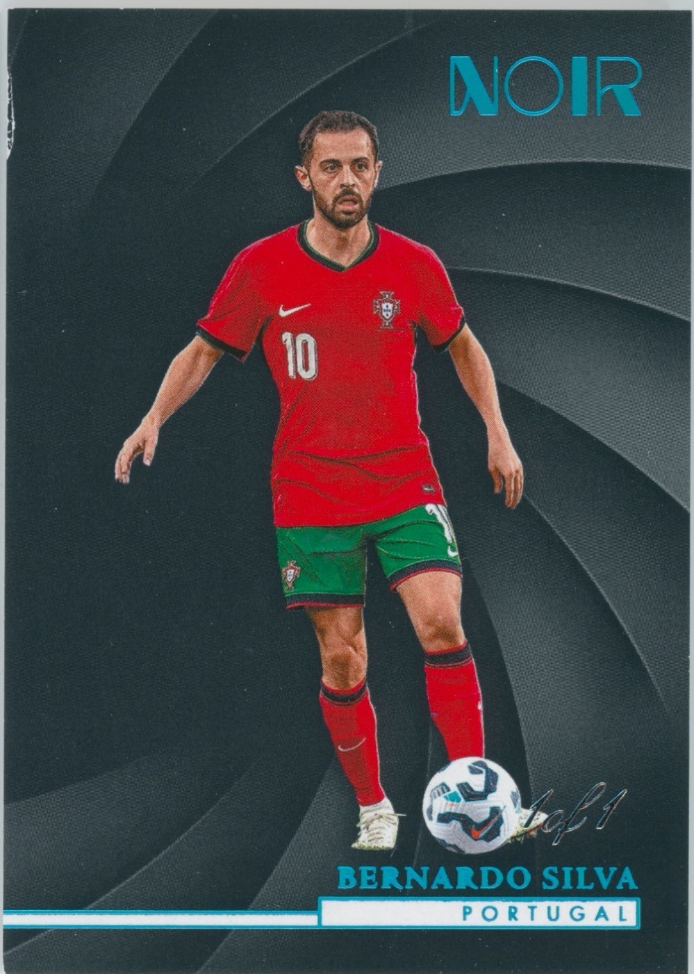 2024-25 Panini Noir - Bernardo Silva #85 Holo Platinum /1 for sale ...