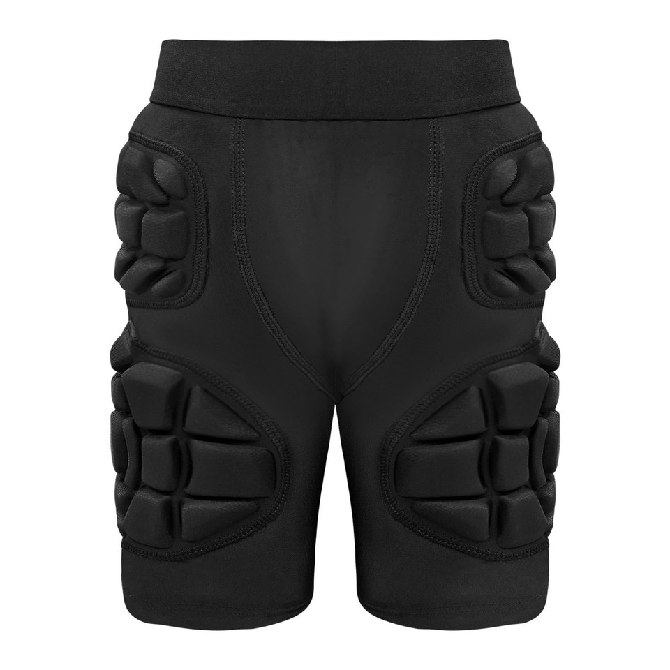 Youth Football Girdle with Hip Thigh Pads Kids Padded Compression ...