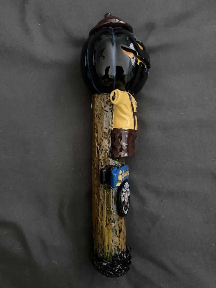 PARALLEL 49 SHADENFREUDE PUMPKIN OKTOBERFEST SCARECROW beer tap handle ...