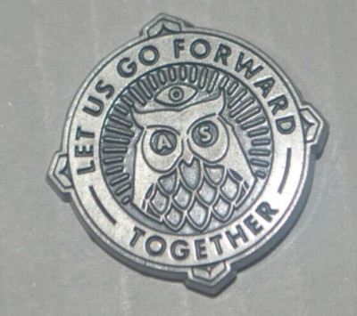 Let Us Go Forward Together Owl Pin | eBay