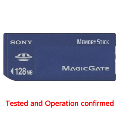 Genuine Sony 128MB Memory Stick card MSH-128 MagicGate for Old Cameras ...