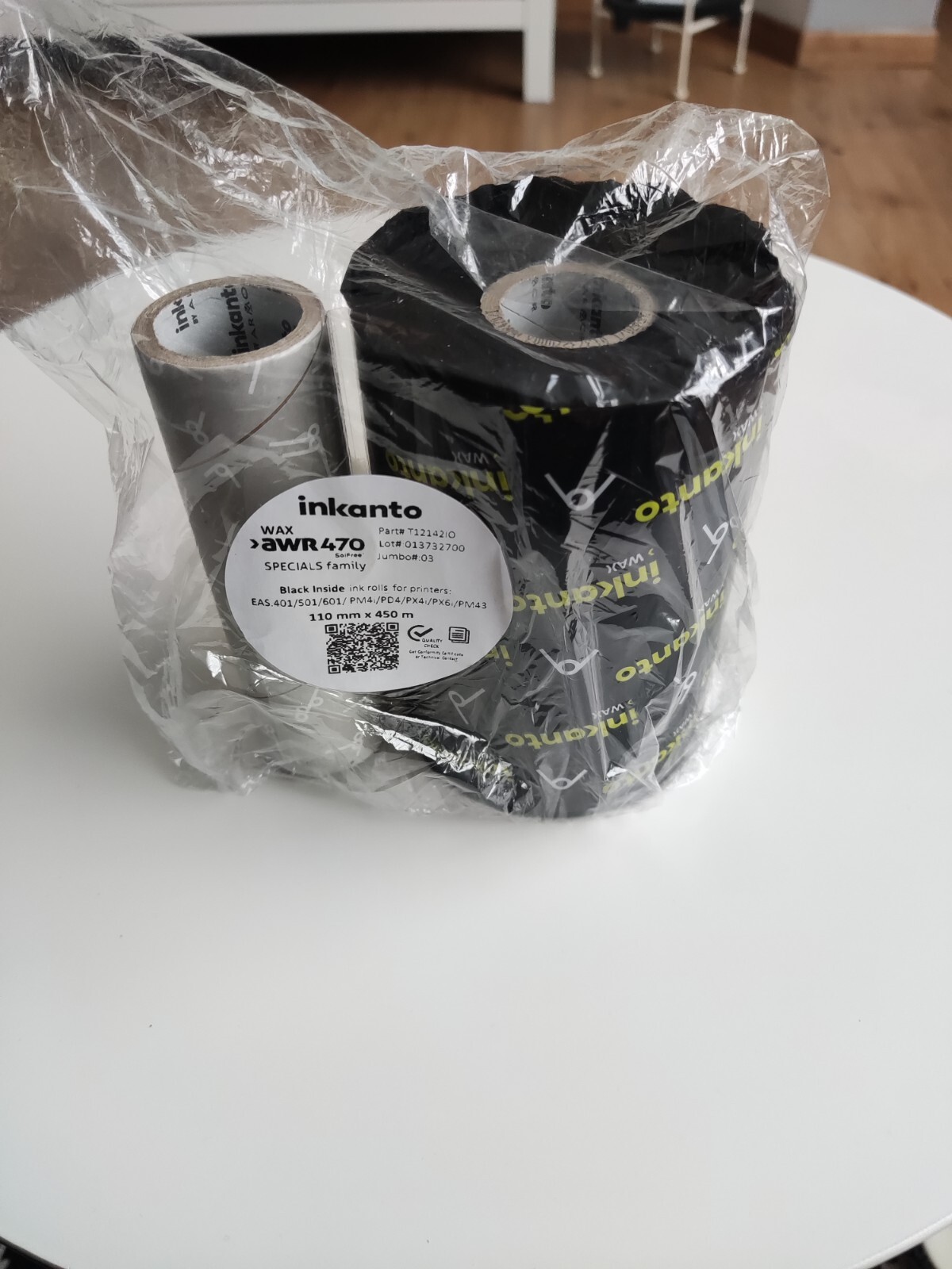 INKANTO AWR470 T12142IO 110MMX450M labels printer foil | eBay UK