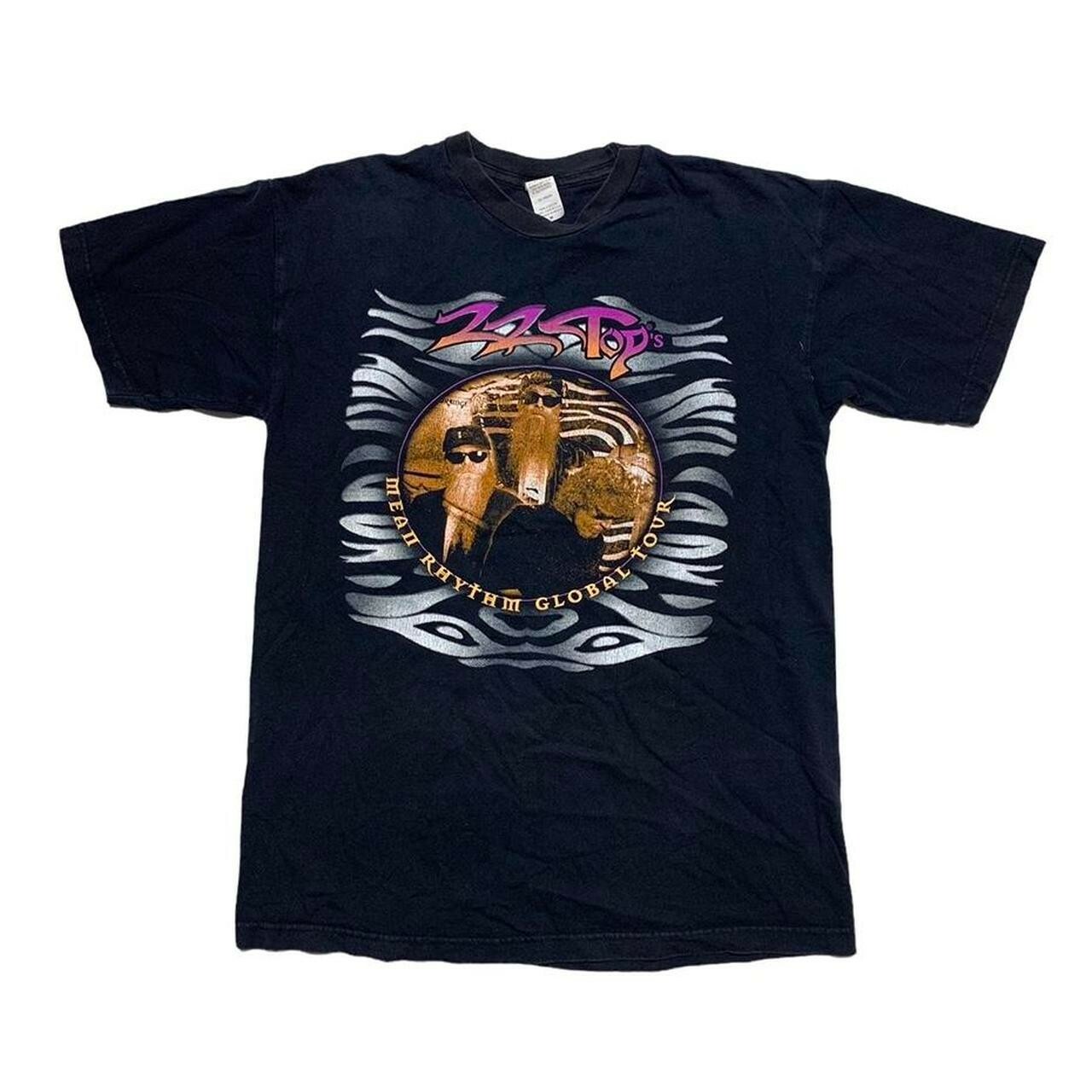 ZZ Top Vintage 90s Mean Rhythm Tour 1997 Rock Band Te… - Gem