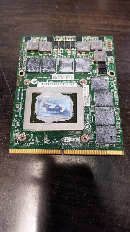 NVIDIA QUADRO Q3000M 2GB Video Card N12E-Q1-A1 Dell M6600 M4600 | eBay