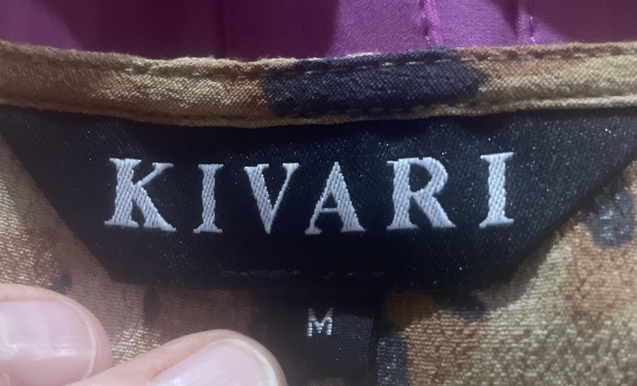 Kivari Womens Animal Print Dress Size M | eBay