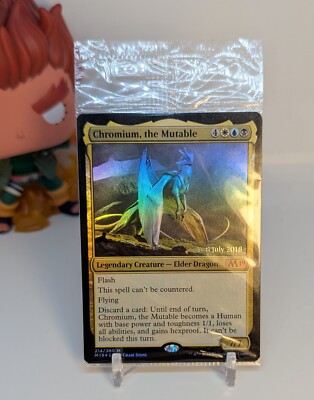 Chromium, the Mutable Foil Sealed Prerelease M19 Magic The Gathering ...