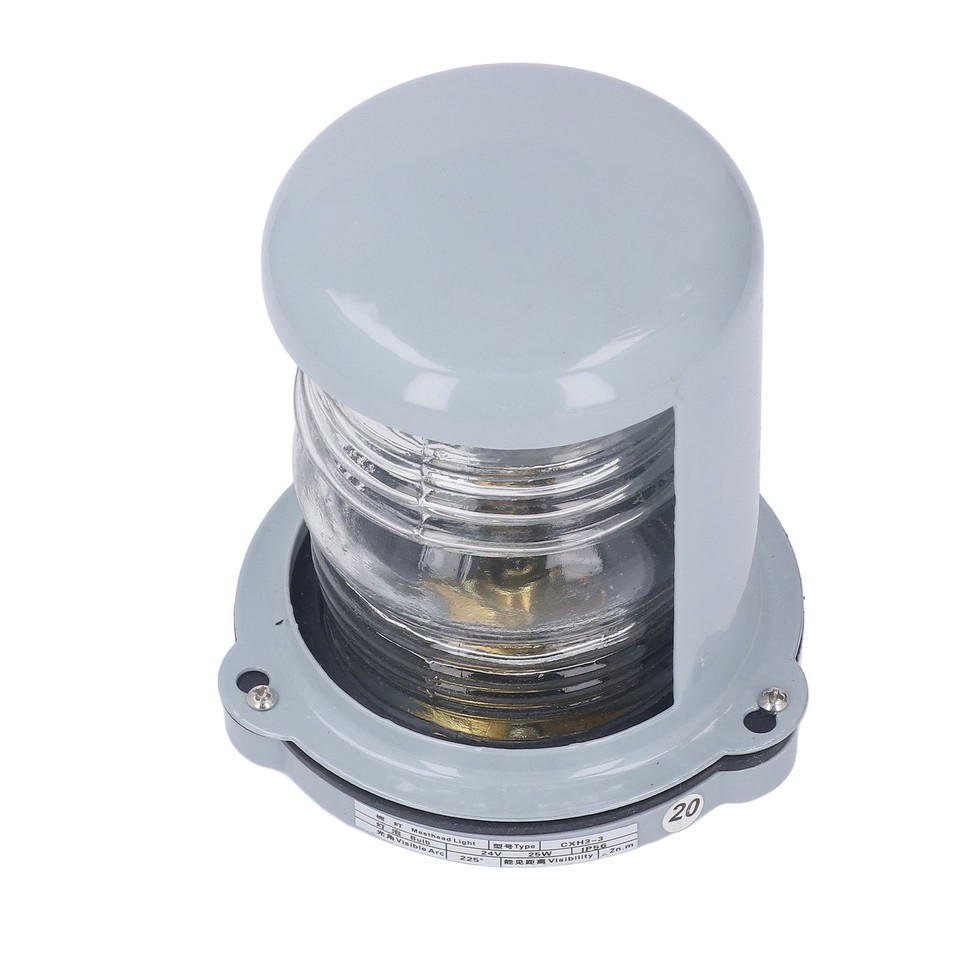 Navigation Light White Waterproof Marine Boat Stern Lamp 225 Degree ...