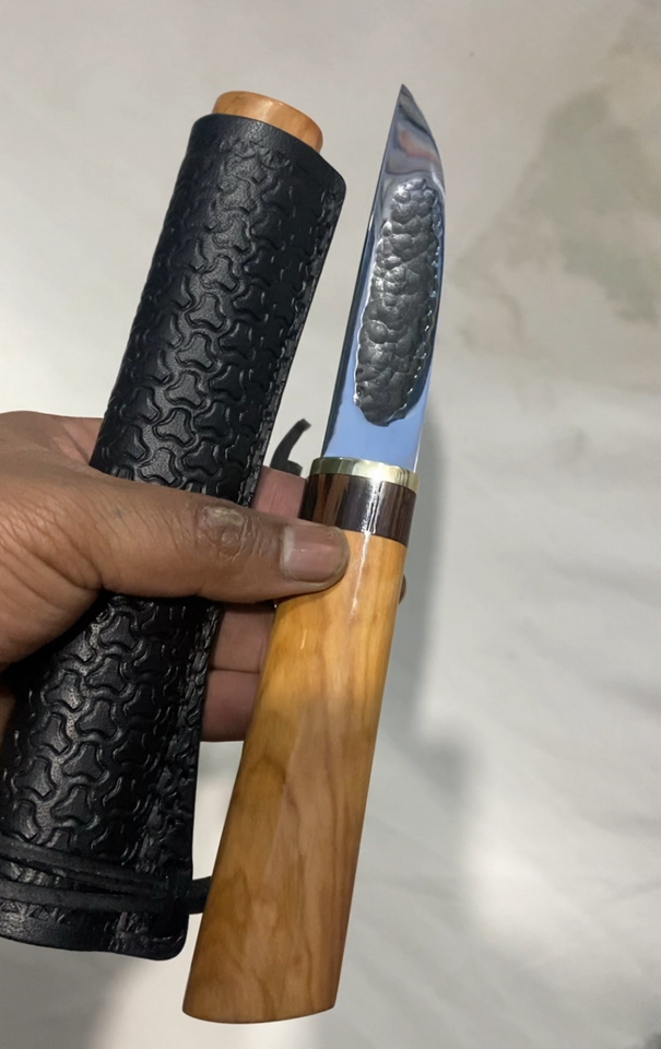 Yakut knife, Yakutian knives, Carbon steel Blade, Convex Edge ...