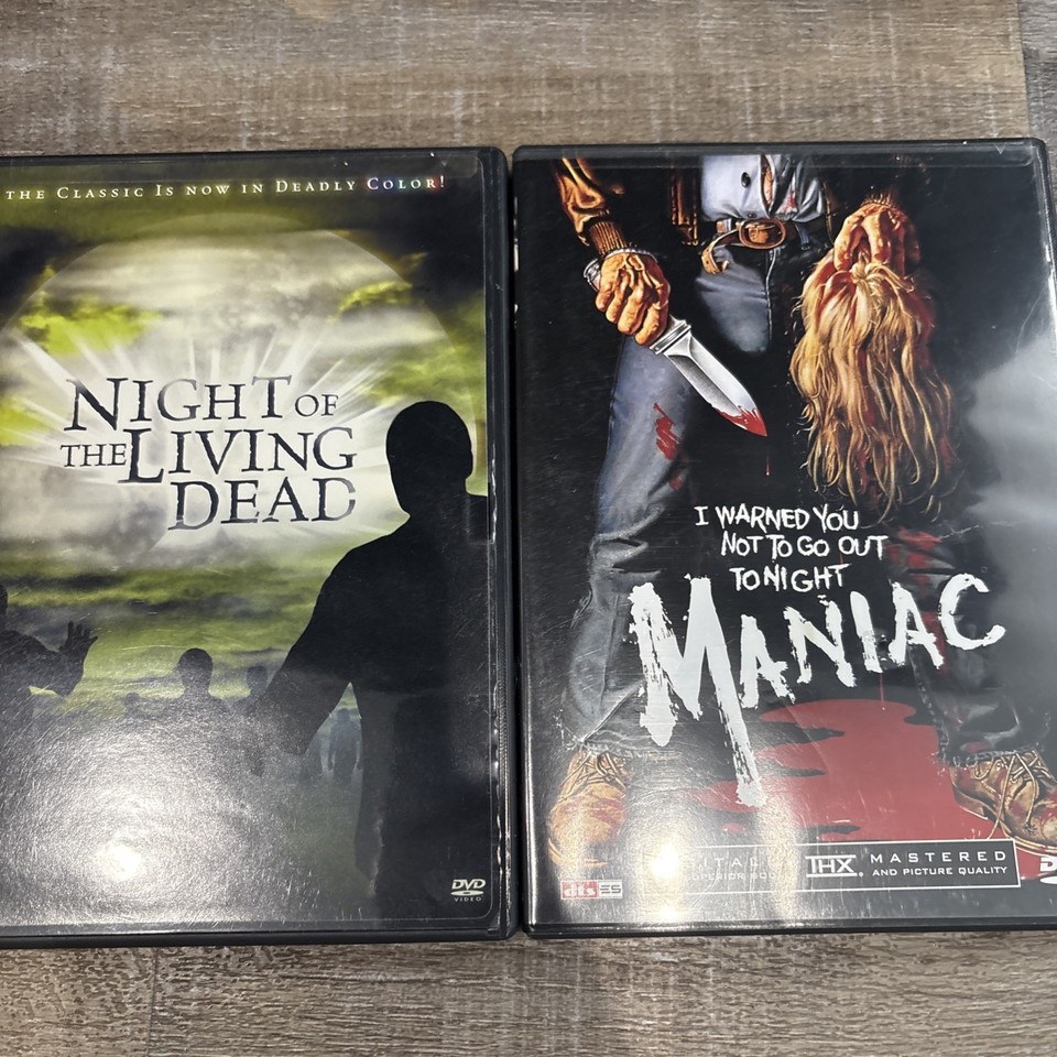 Horror Movie DVD Lot Of 11 Cult Creature Gore Zombies Rare OOP Monster ...