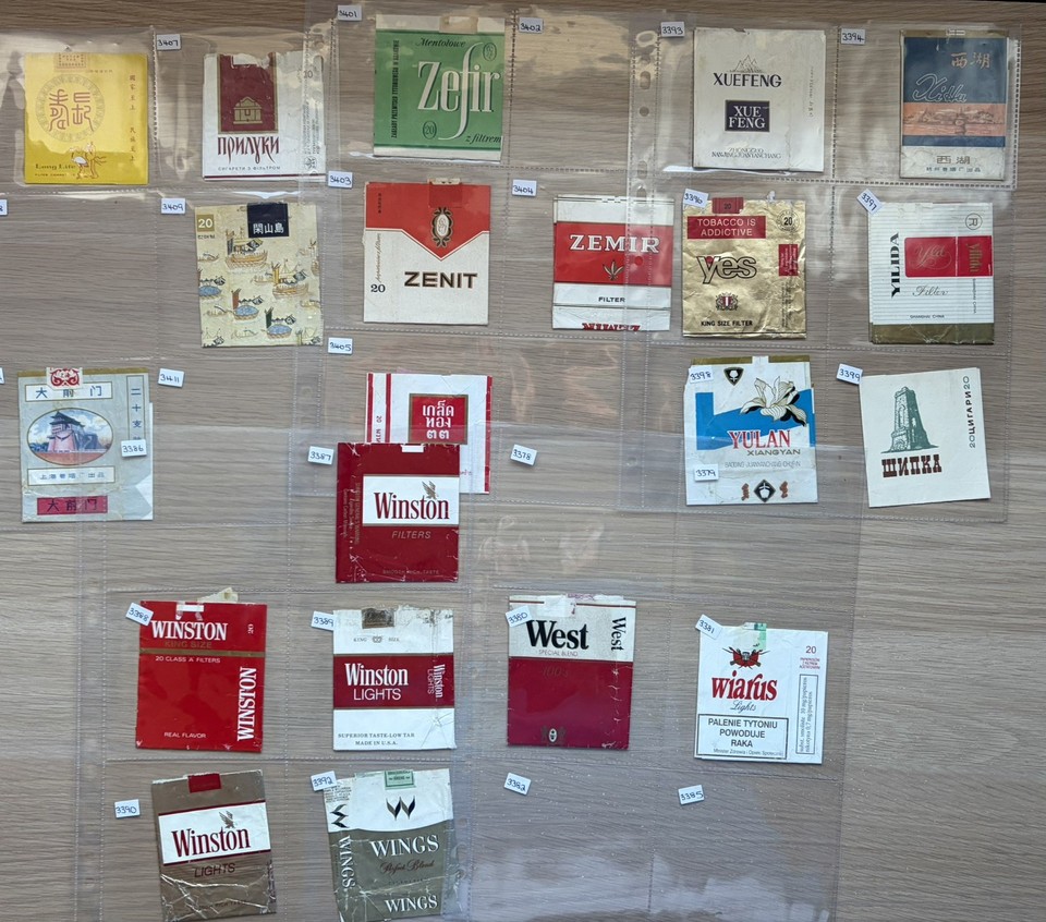 Approx 430 Different Soft Cigarette Packets Inc Laika Celtas North ...