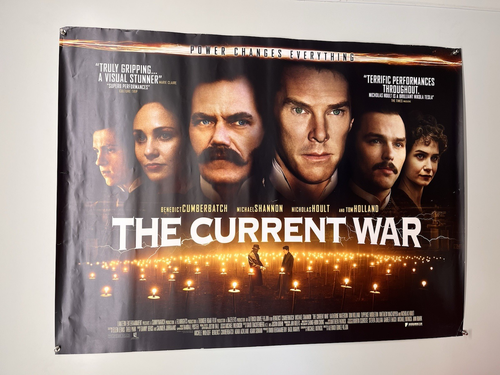The Current War Movie Poster Benedict Cumberbatch Tom Holland Orig ...