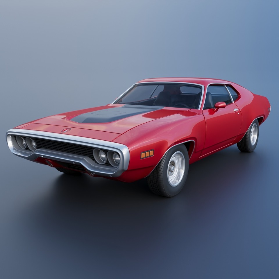 1971 Plymouth Road Runner Model Kit - 1/24 - 3D Printed | eBay