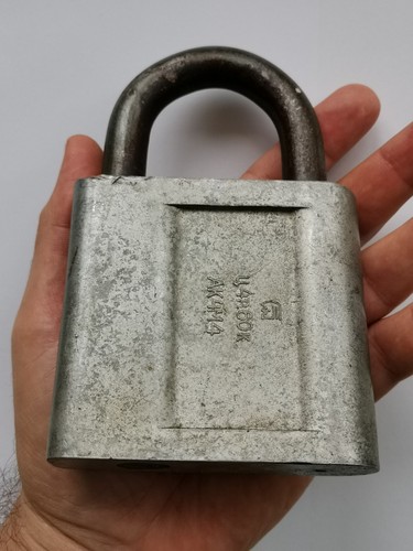 BIG Vintage USSR Hinged Padlock Soviet 3 Key Lock, 650 grams, 80s | eBay