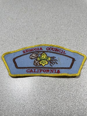 BSA Boy Scouts Of America CSP Sequoia Council Shoulder Patch California ...
