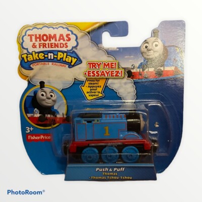 Thomas Metal Diecast Engine Friends Take N Play Push &Puff #1 Blue ...