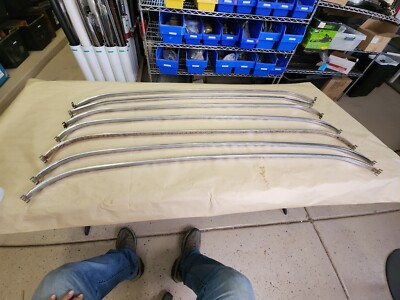 1955 1956 1957 Chevy Nomad or Pontiac Safari 7 Piece Headliner Bows | eBay
