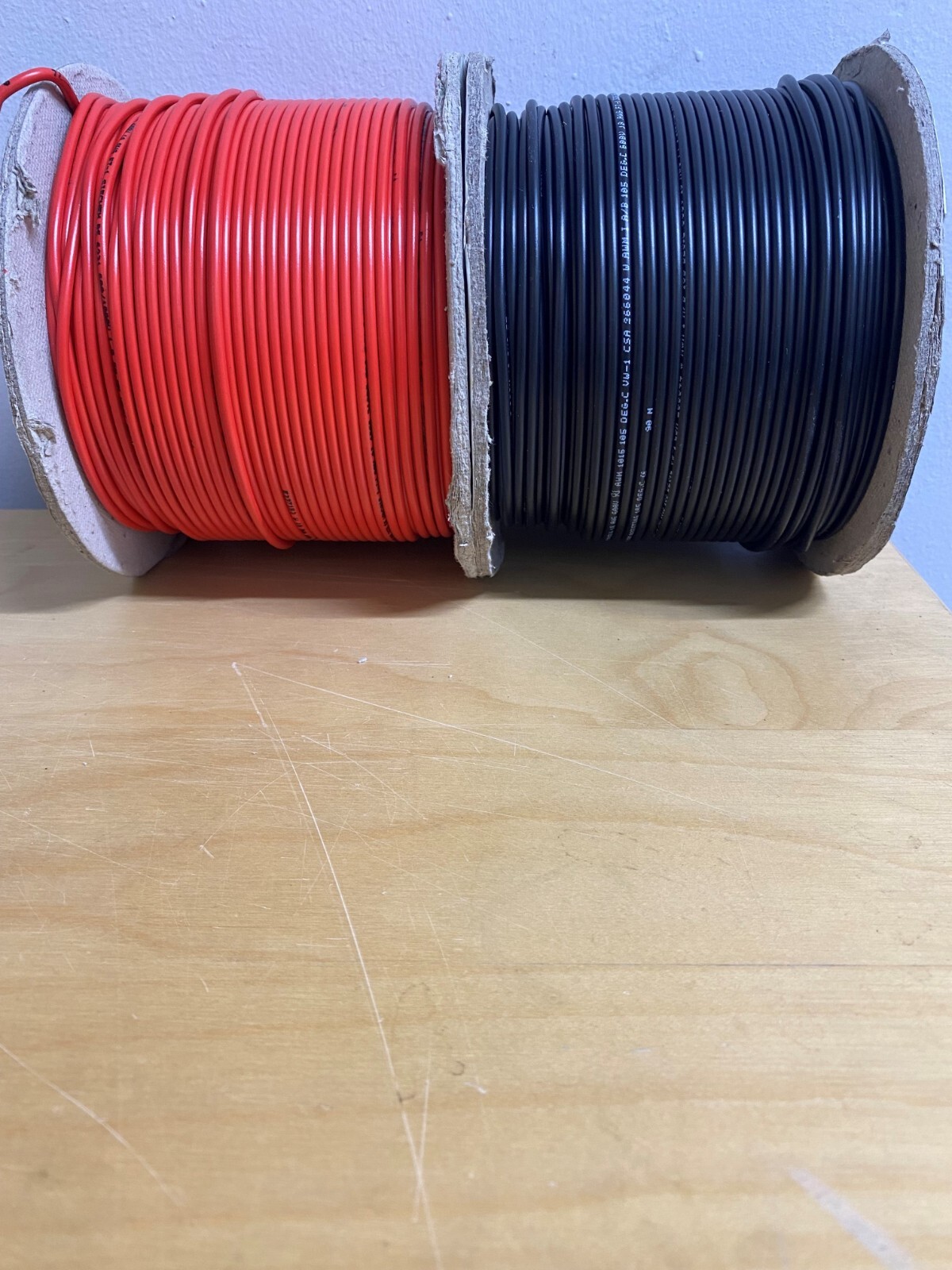 6mm2 Black, Red 53A 12-240v Tri Rated Battery Cable Wire Auto Marine ...