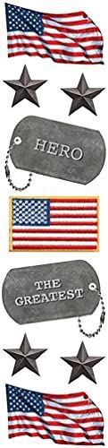 3-d American Hero Dog Tag Dimensional Stickers | eBay