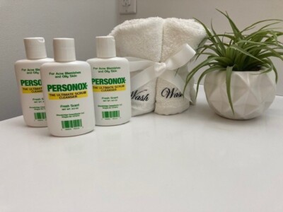 PERSONOX FACIAL SCRUB CLEANSER - For Acne Blemishes and Oily Skin | eBay