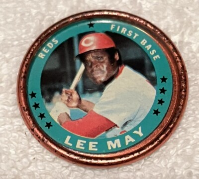 1971 Topps Baseball Coin Lee May #29 Cincinnati Reds 1st base Preowned ...