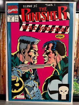 PUNISHER WAR JOURNAL 35 DIRECT EDITION STEVE GERBER COVER MARVEL COMICS ...