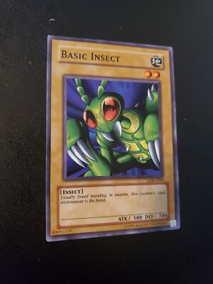 Basic Insect Yugioh! TCG LOB-E006 Near Mint Unlimited European Edition ...