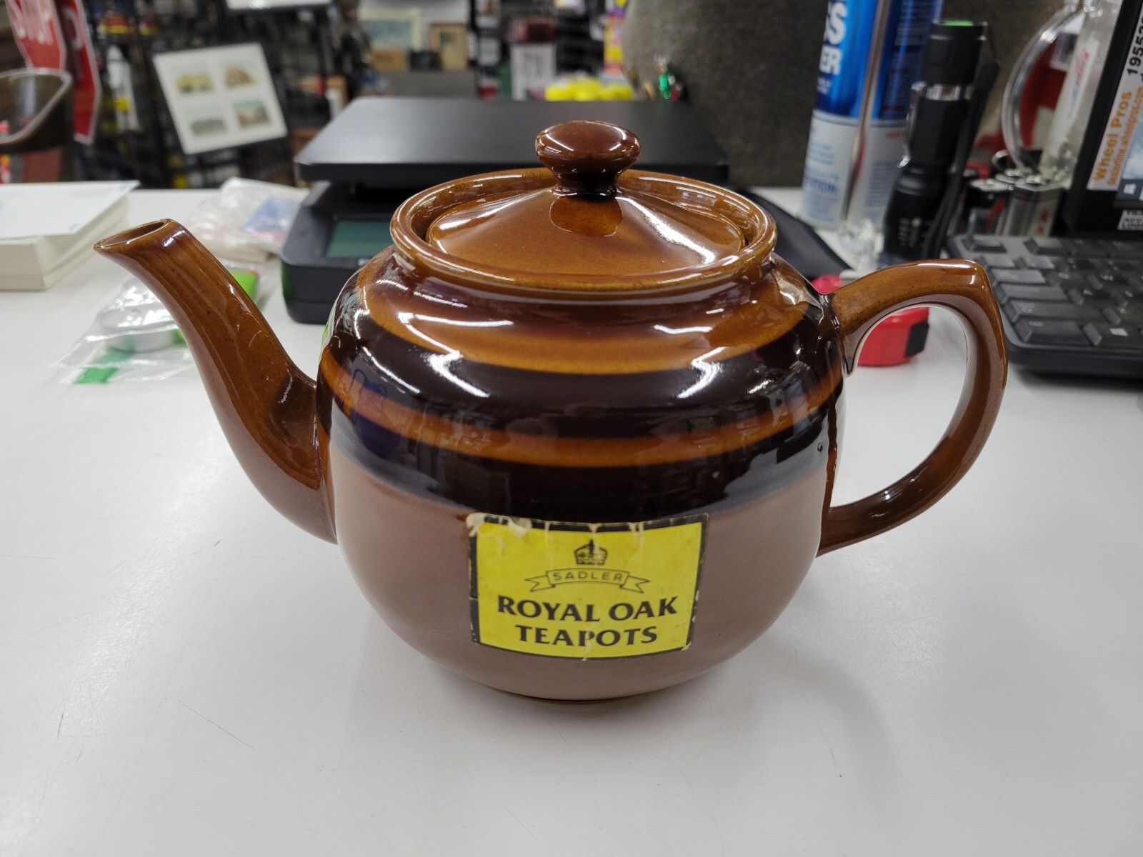 Vintage Sadler Royal Oak Teapots. Ceramic Teapot Brown With Black ...