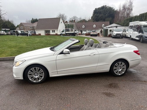2013 62 White Mercedes E 220 Class CDI SE Sport 2 auto Convertible ...