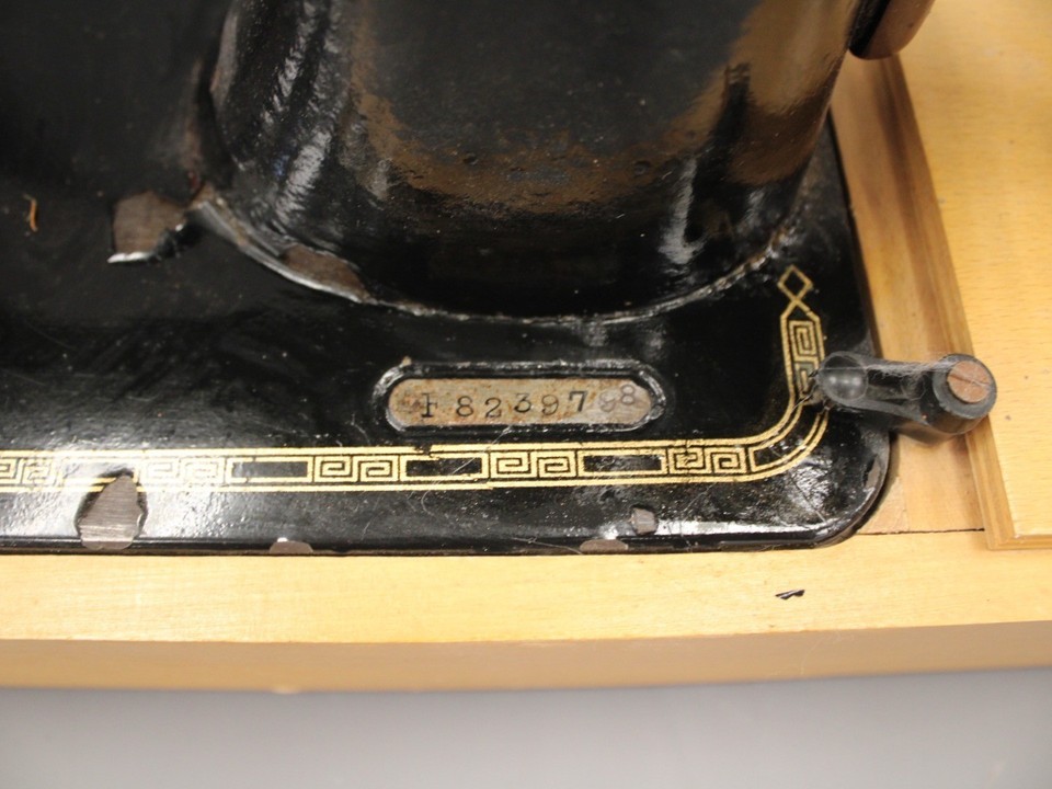 SINGER 15K Sewing Machine 1918 Vintage Serial F8239798 Unit - SB9 | eBay UK
