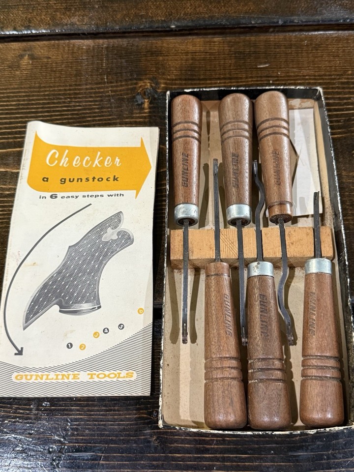 Vintage Gunline Tools Checkering Tool Set - 6 Piece | eBay