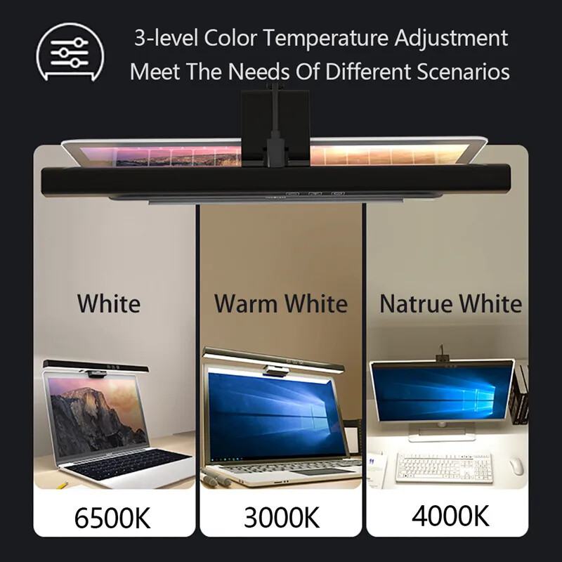 Eye-Care Desk Lamp 50cm LED Computer PC Monitor Screen Light Bar ...