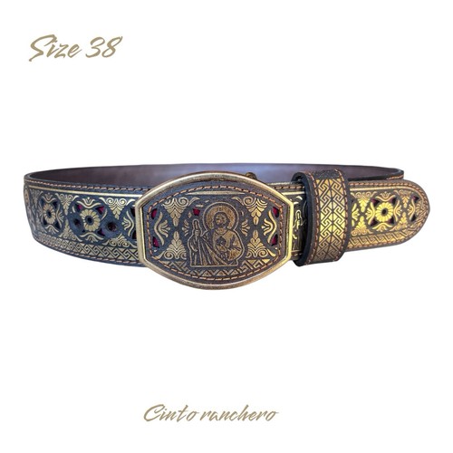 Belt Leather Cincelado Corte Laser Cowboy Cinturón Vaquero Cinto ...