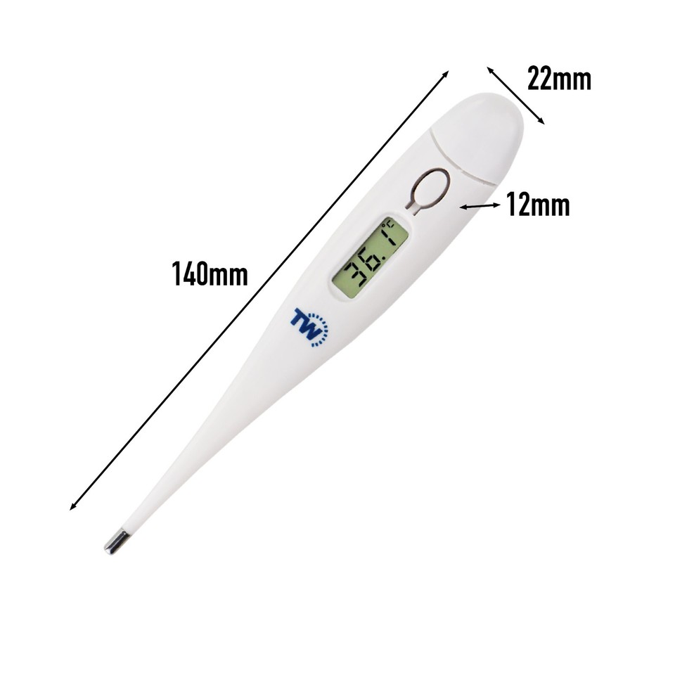 Temperature Thermometer for Adults & Children Oral Under Arm Medical ...